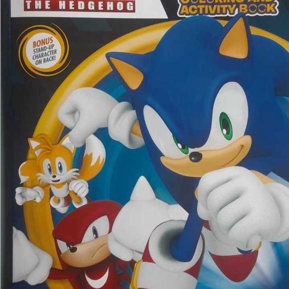 Other | Sonic The Hedgehog Coloring Activity Book | Poshmark